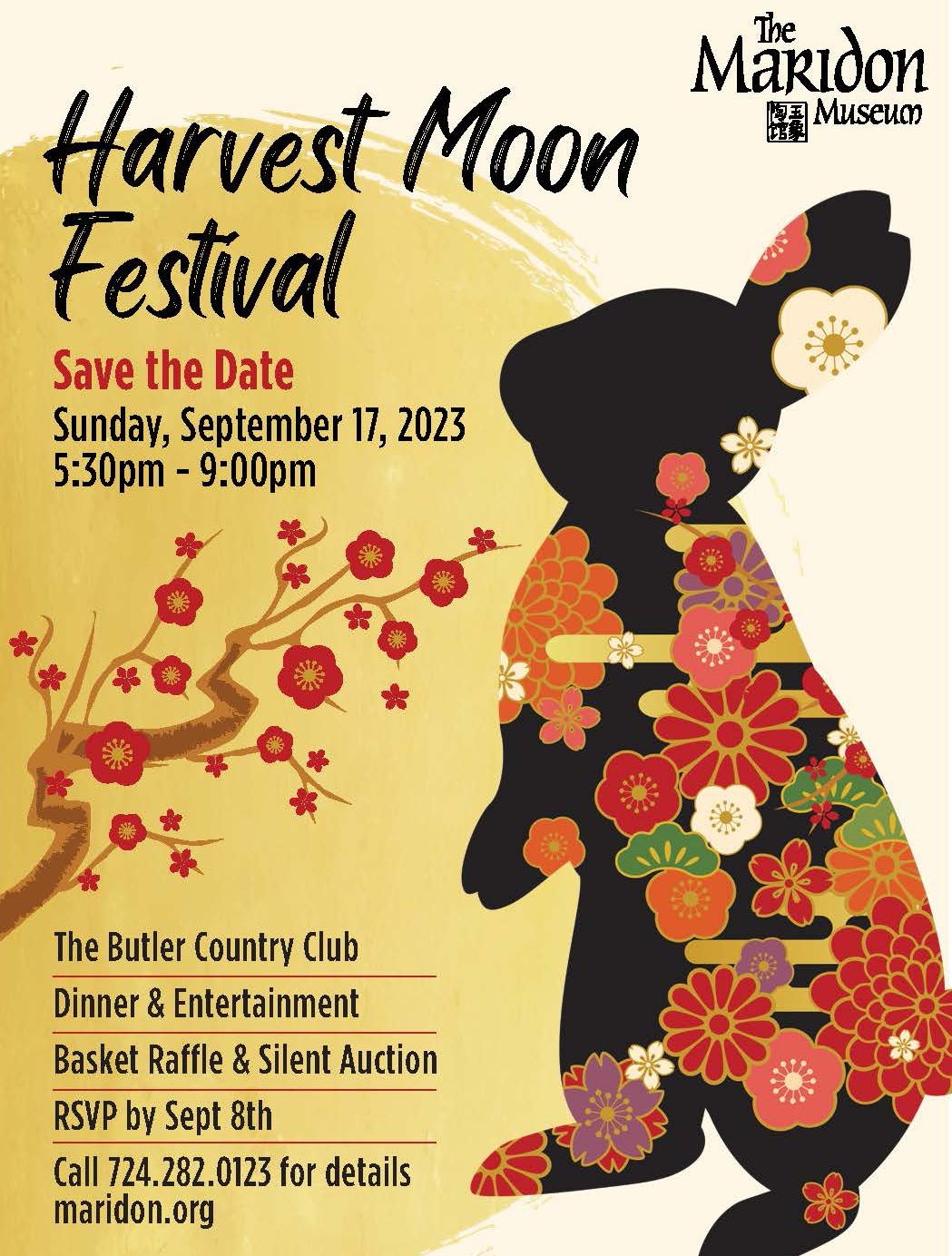 Harvest Moon 2023 - Year of the Rabbit - The Maridon Museum