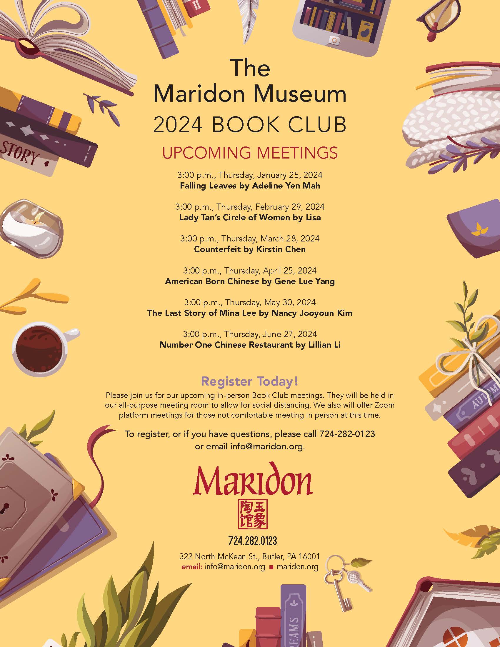 The Maridon Book Club – The Maridon Museum