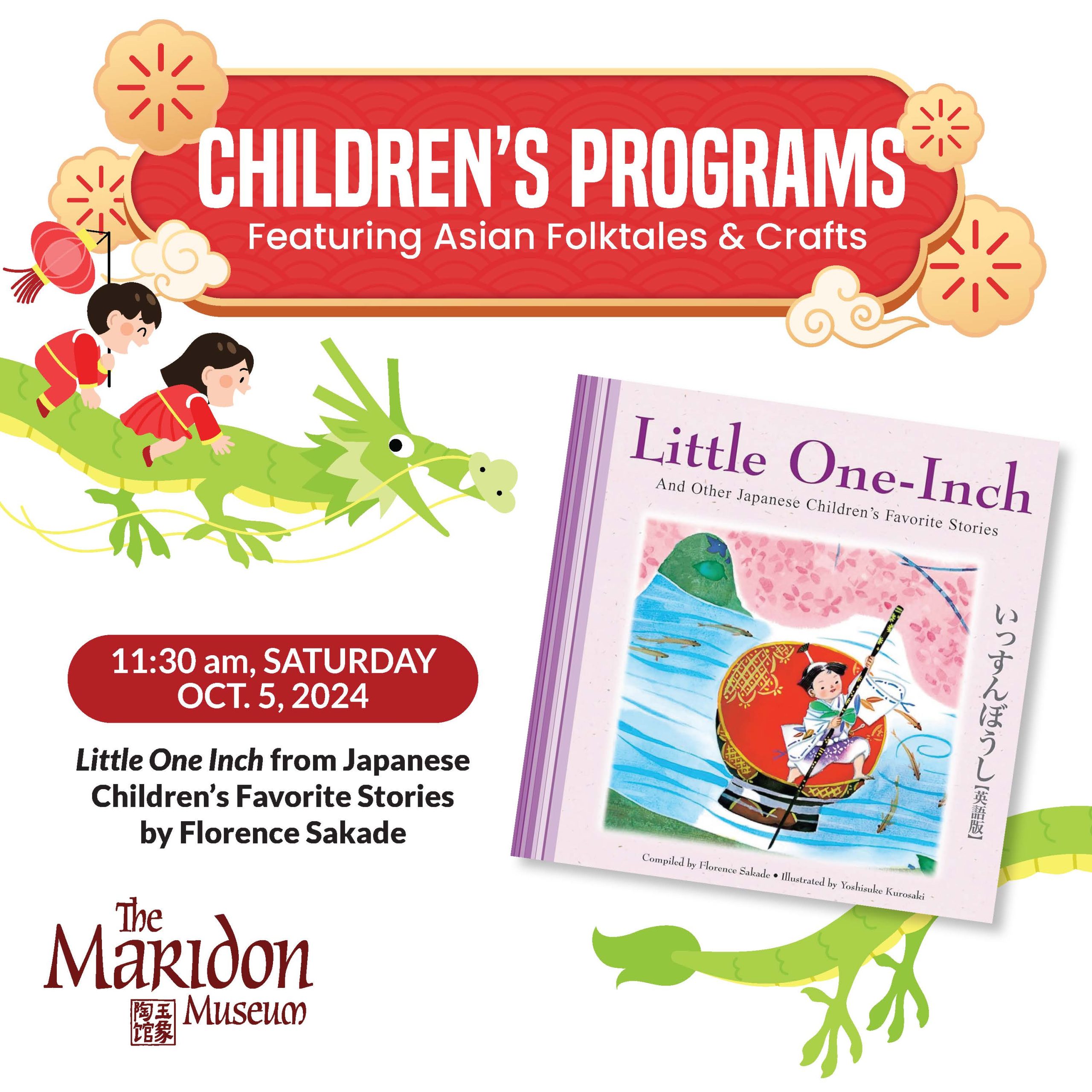 Event Postponed: Little One Inch from Japanese Children’s Favorite ...