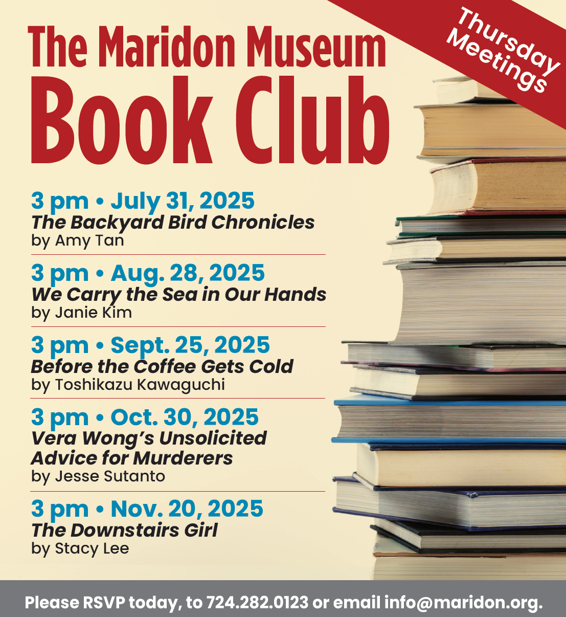Programs - The Maridon Museum