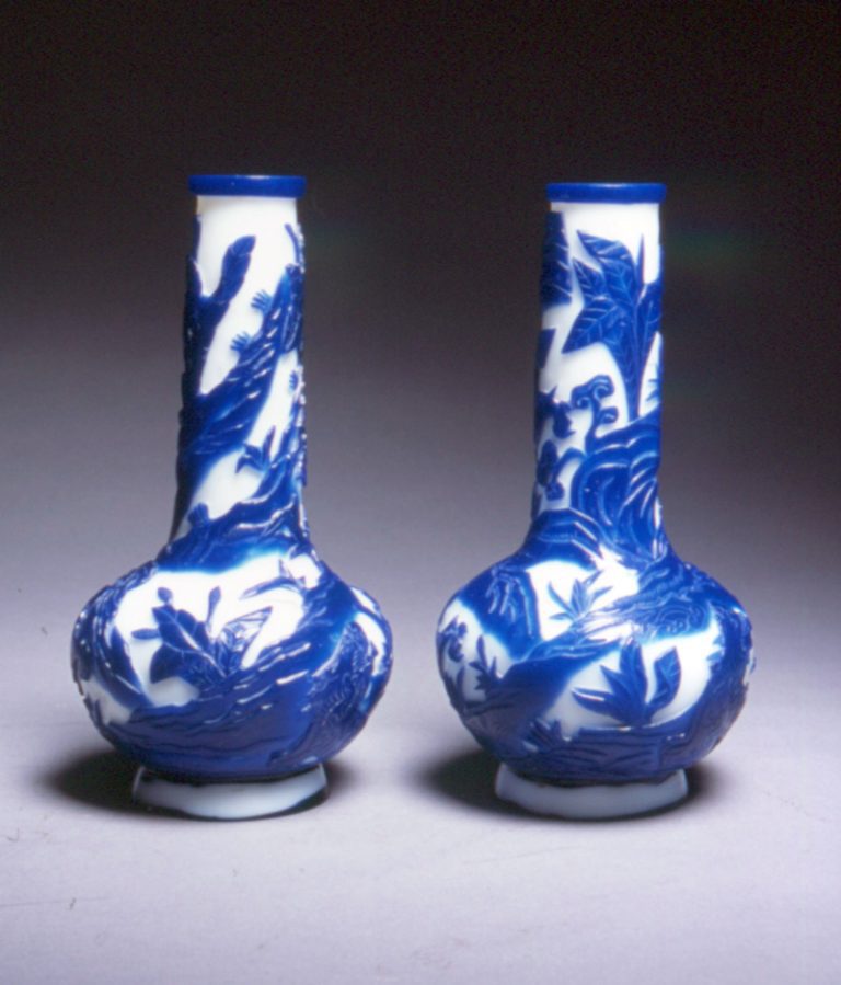 Peking Glass Vases - The Maridon Museum
